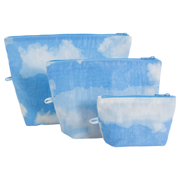 Baggu Go Pouch Set - Clouds – Feels So Good