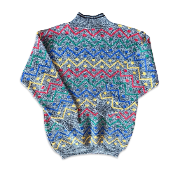 Vintage 80s High Octane Zig Zag Sweater – Feels So Good