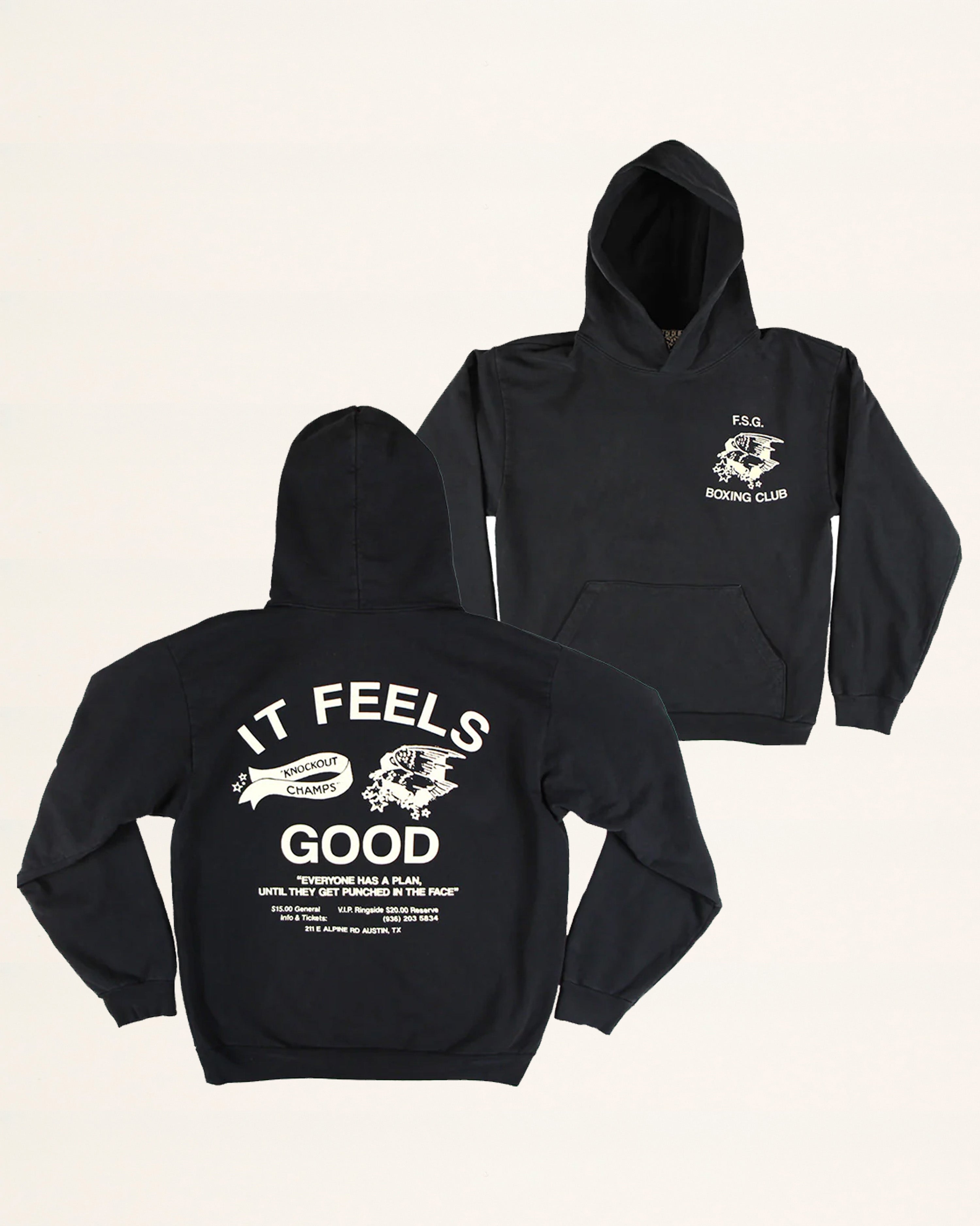 Boxing Club Hoodie – Feels So Good