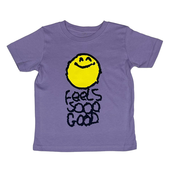 Smiley - Kids' Tee - Lavender – Feels So Good