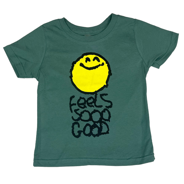 Smiley - Kids' Tee - Basil – Feels So Good