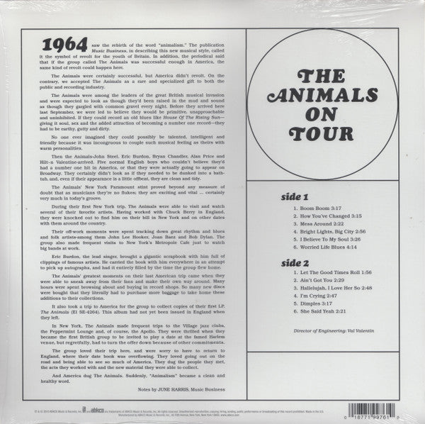 Buy The Animals : The Animals On Tour (LP, Album, RE, 180) Online for a ...
