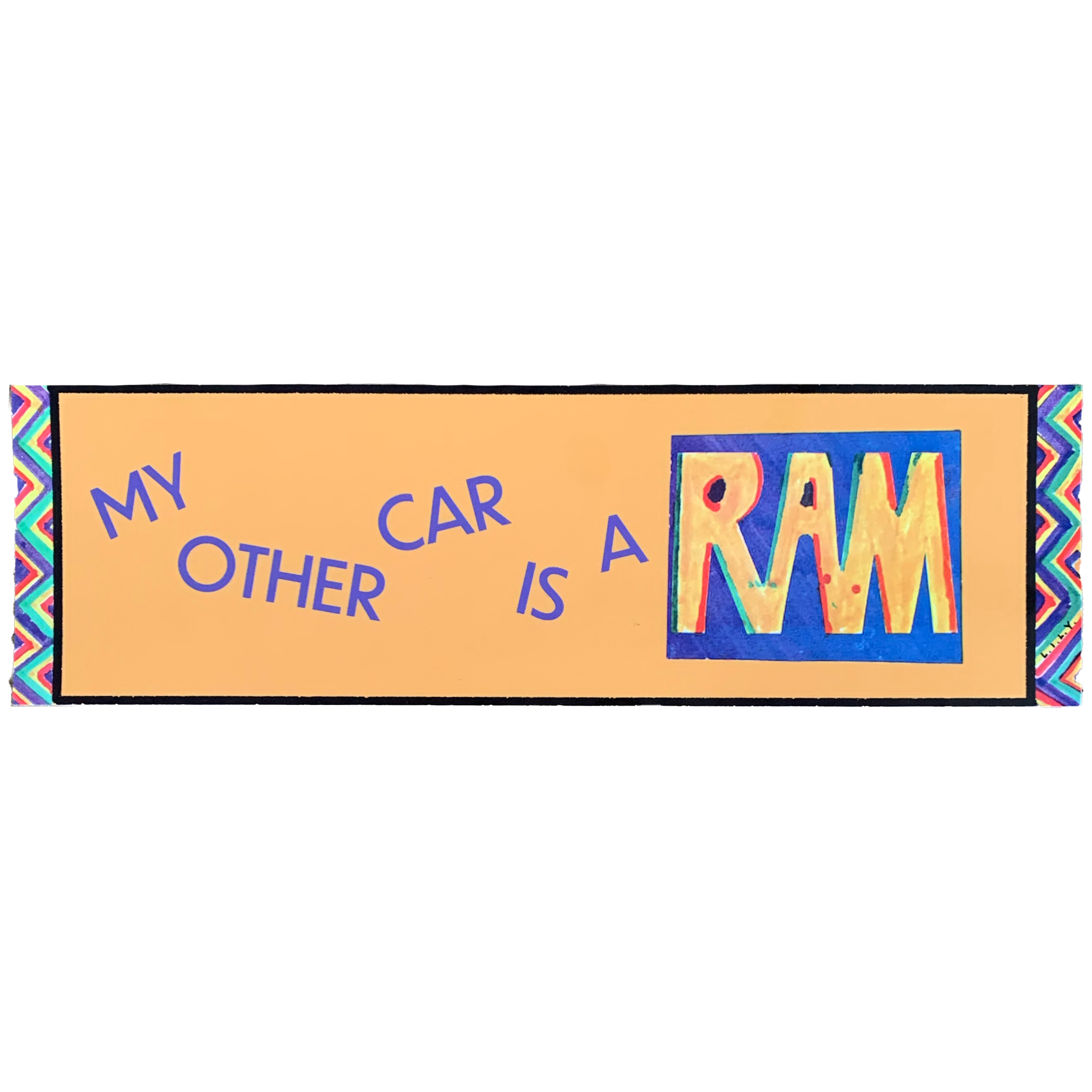RAM Bumper Sticker – Feels So Good