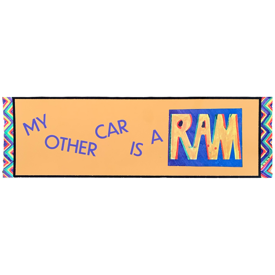 RAM Bumper Sticker – Feels So Good